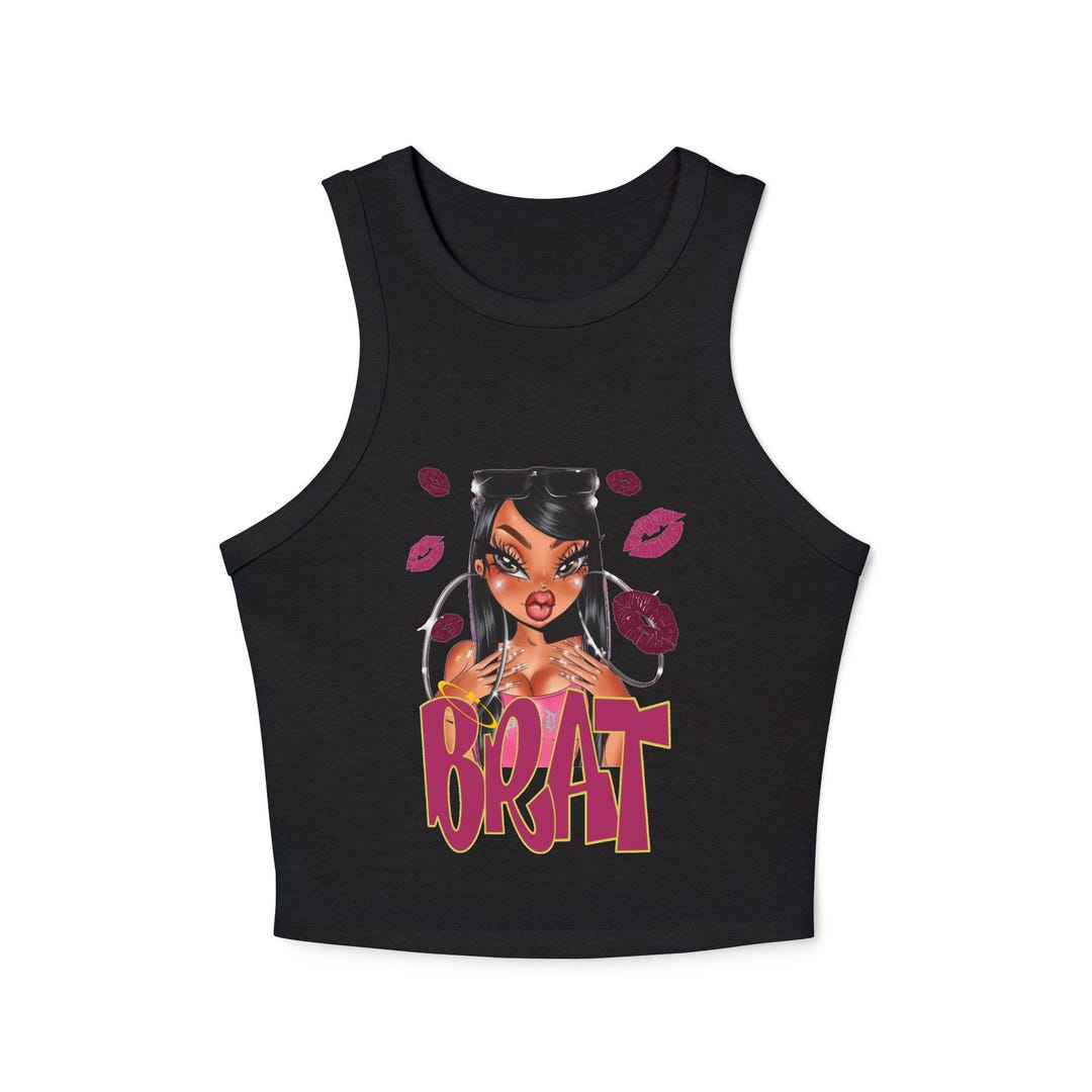 Bratz Graphic Crop Tank Top, Cute Womens Apparel, Summer Fashion ...