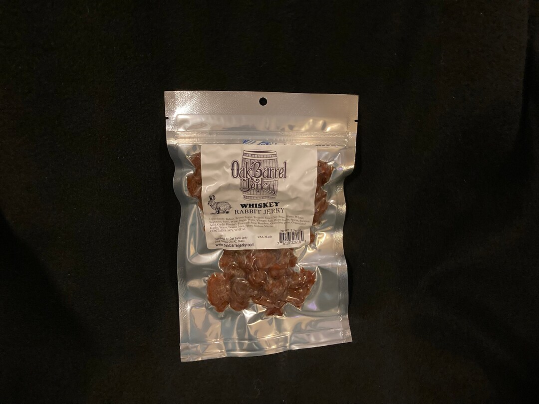Gourmet Whiskey Rabbit Jerky - Etsy
