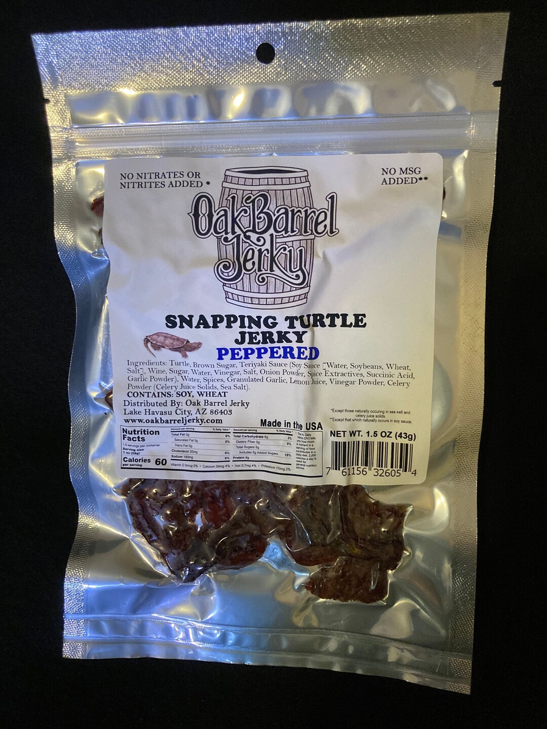 Peppered Snapping Turtle Jerky - Etsy