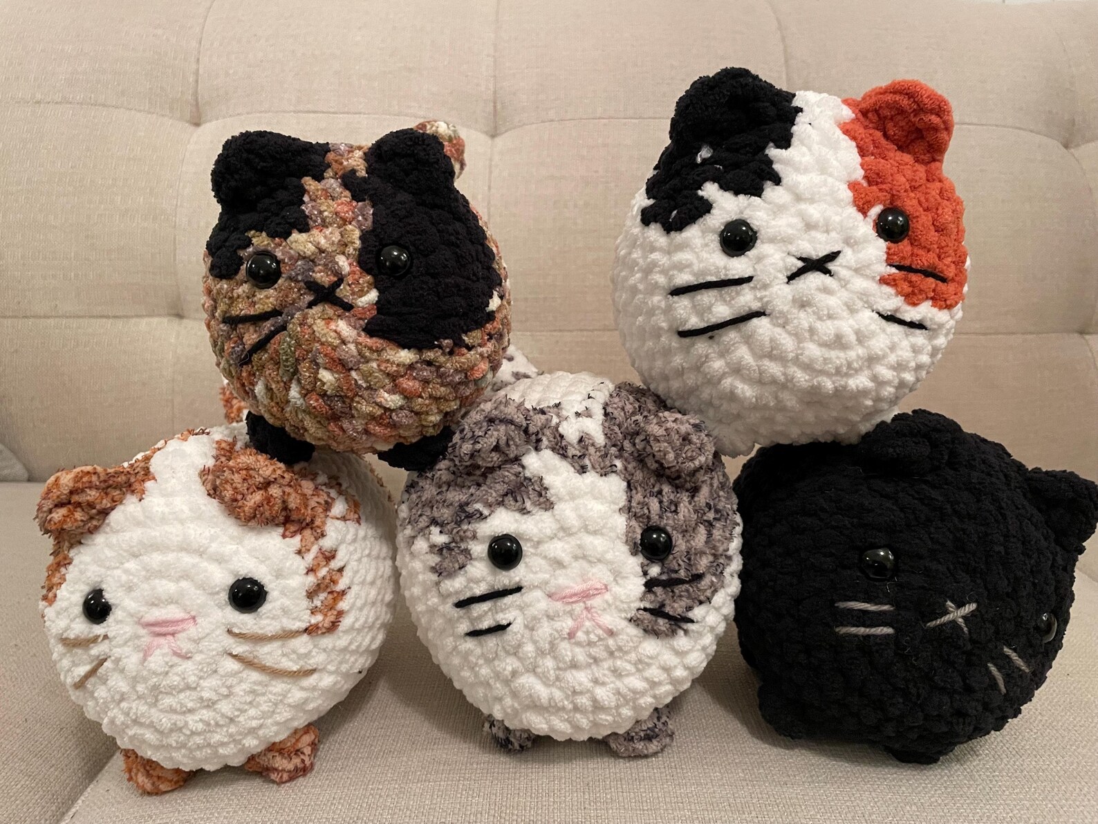 Crochet Plushie Loaf Cats - Etsy