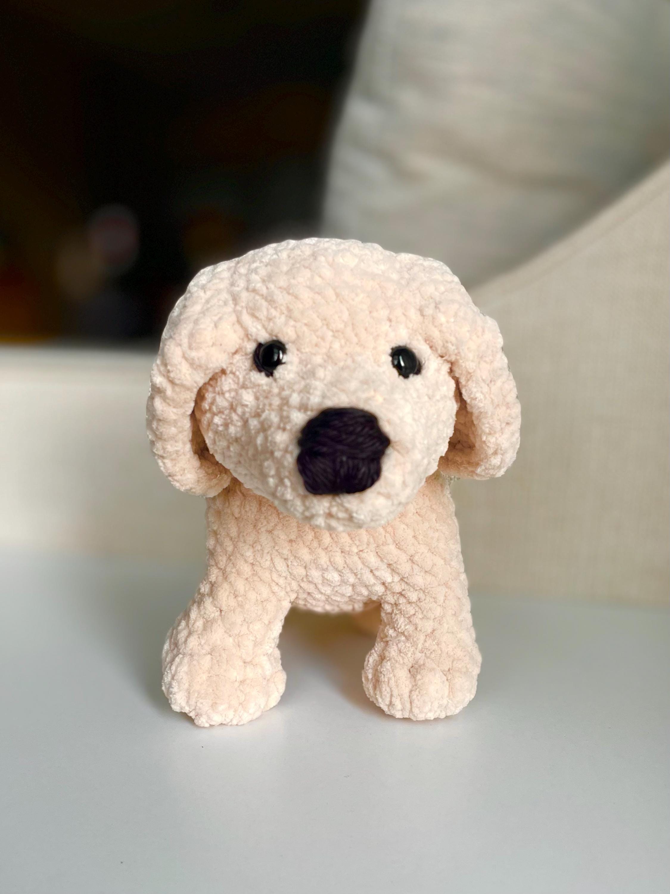 Crochet Labrador Puppy Plushie: Handmade Dog Amigurumi - Etsy