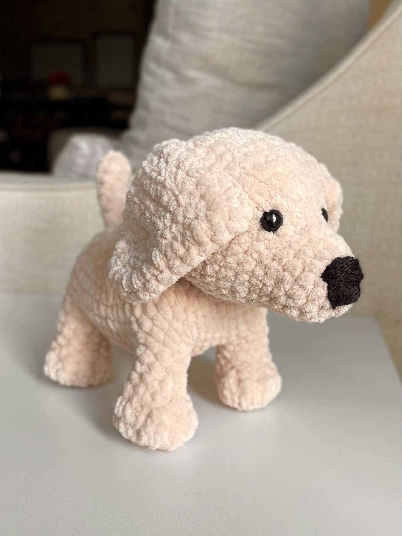 Crochet Labrador Puppy Plushie: Handmade Dog Amigurumi - Etsy