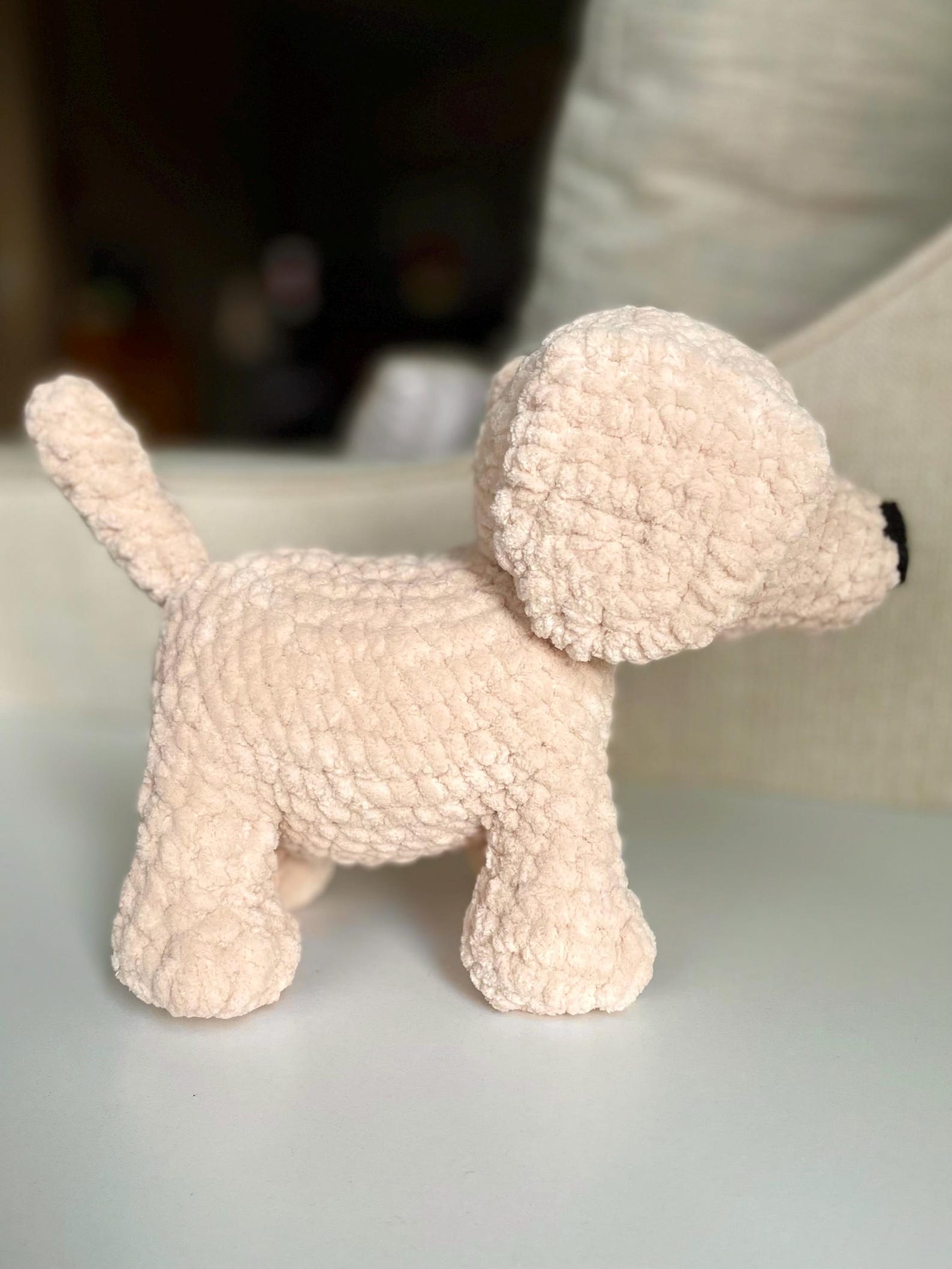 Crochet Labrador Puppy Plushie: Handmade Dog Amigurumi - Etsy