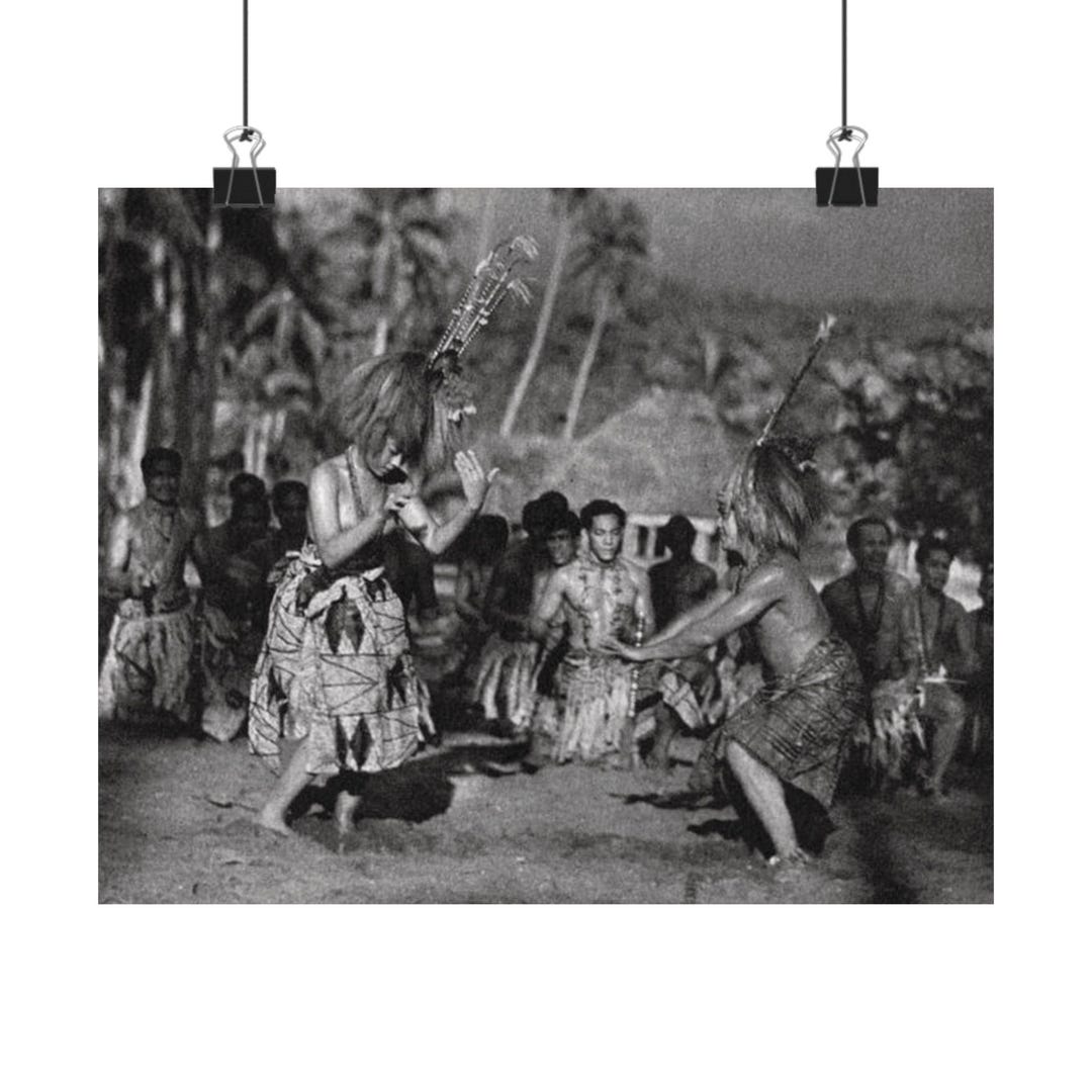 Samoan Siva and Taualunga Poster, Matte Horizontal Posters for Movie ...