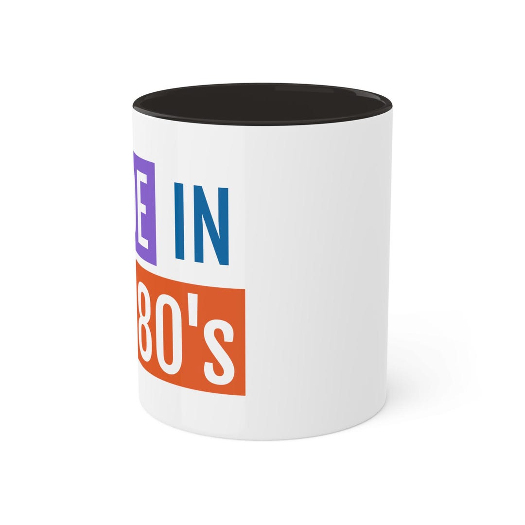 Coffee Cup Colorful Coffee Mug 80s Tea Cup for Coffee Cup as Gift - Etsy