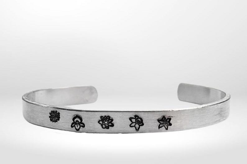 Personalized Metal Cuffs With Inspiring, Customizable Messages - Etsy