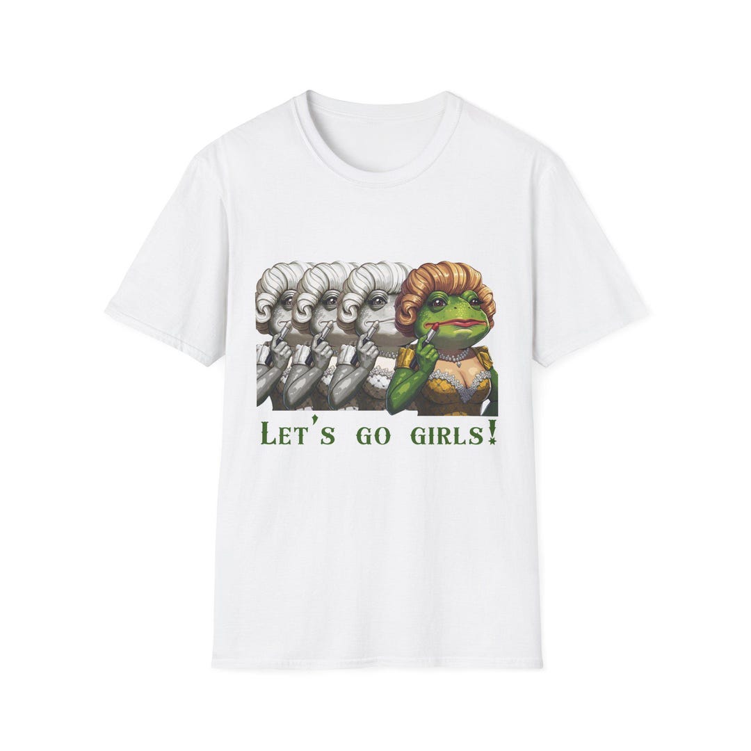 Let's Go Girls Tee | Drag Queen Frog Graphic T-shirt | Cotton Pride Top ...