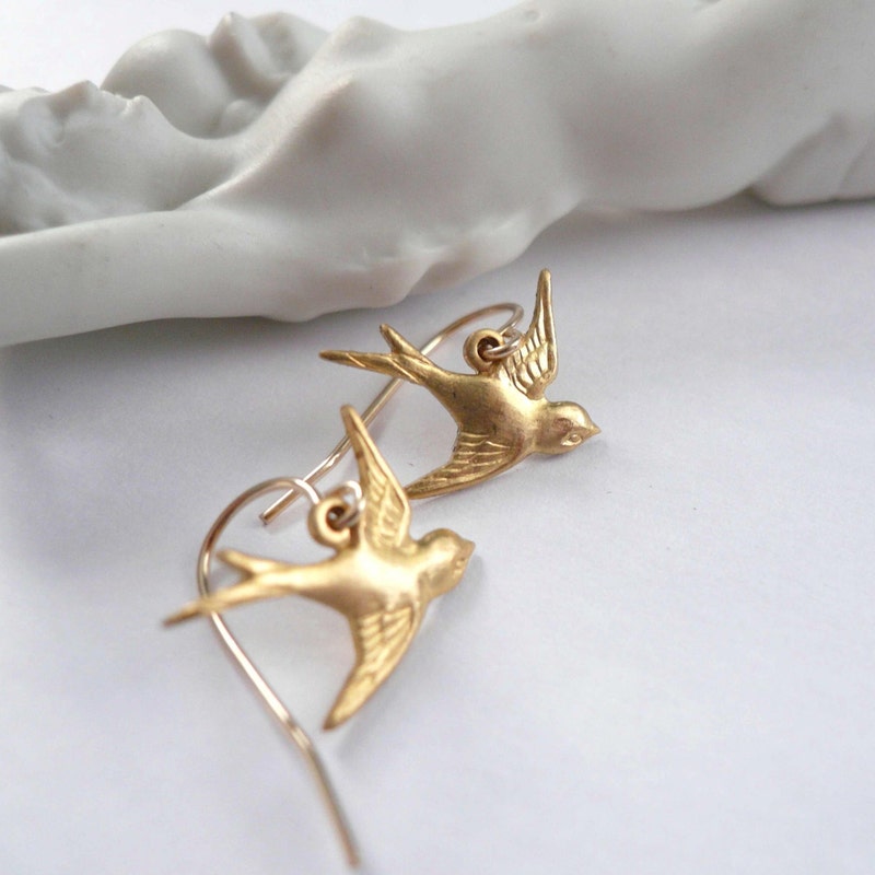 Bird Earrings - Etsy