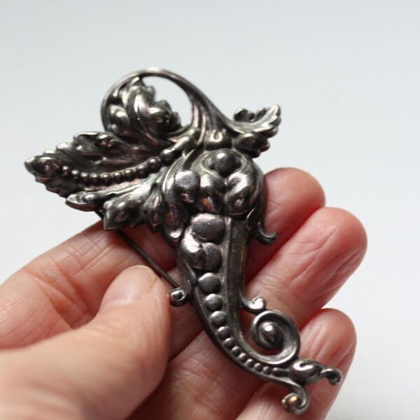 Cornucopia Brooch - Etsy