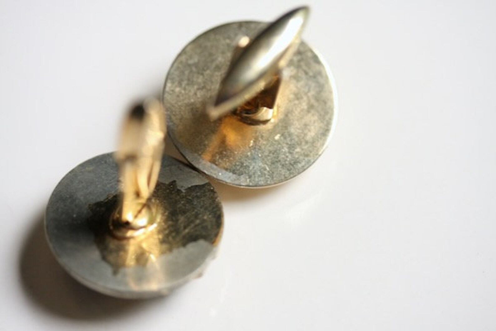 Brown Tigereye Cuff Links, Glowing Patented Vintage Cuff Links for Dad ...