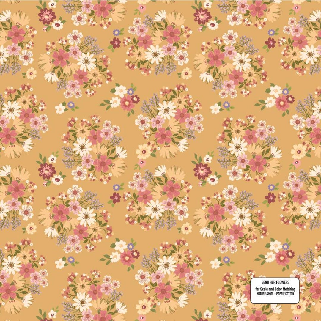 NATURE SINGS by Poppie Cotton Prints, Quilt Fabric (ZD-88798-001) - Etsy