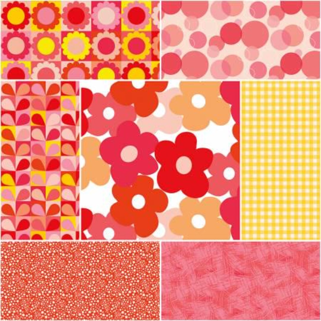 COPACETIC, 7 Yard Bundle Strawberry by Riley Blake, Fabric Collection ...