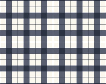 GINGHAM FOUNDRY From Riley Blake Fabrics, by Mind's Eye - Navy Dots - Etsy