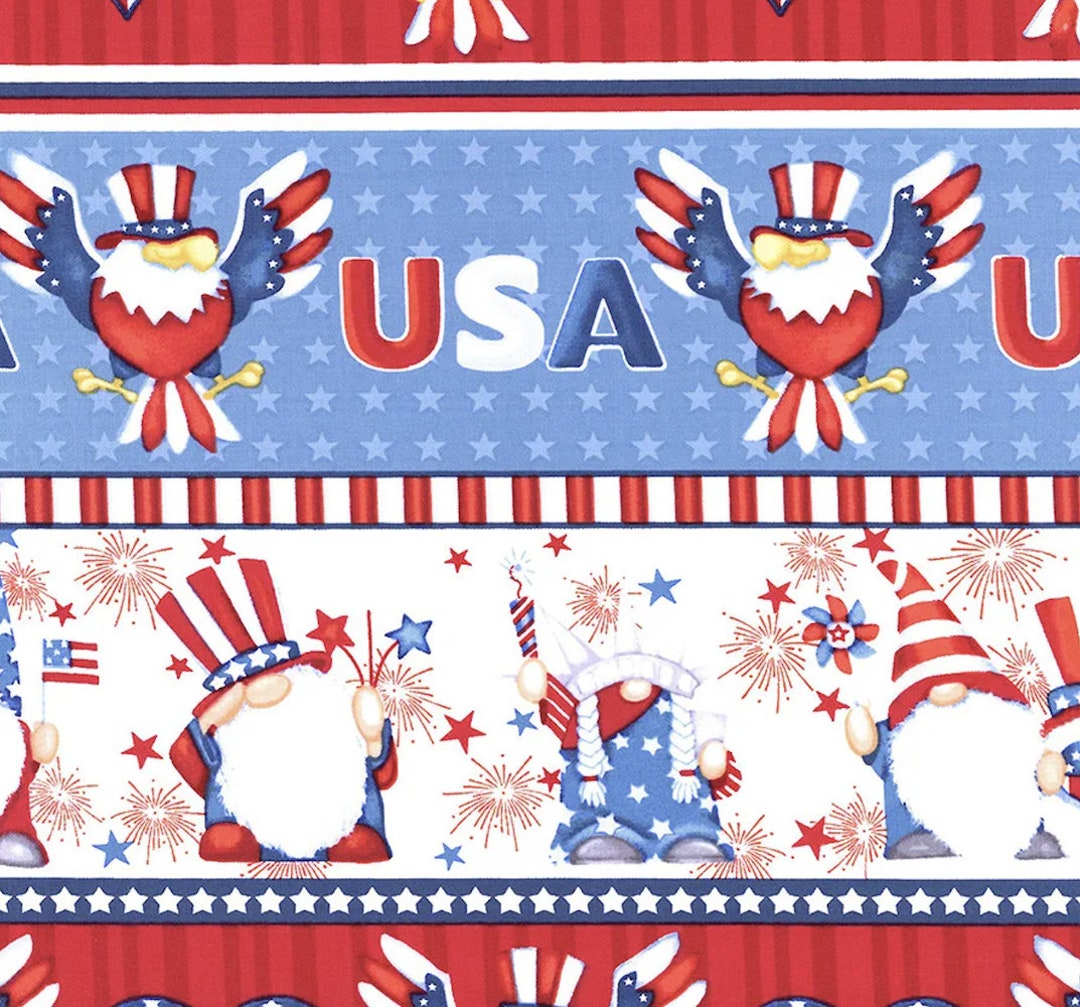 Gnome of the Brave Striped Pattern by Henry Glass Fabrics - Etsy