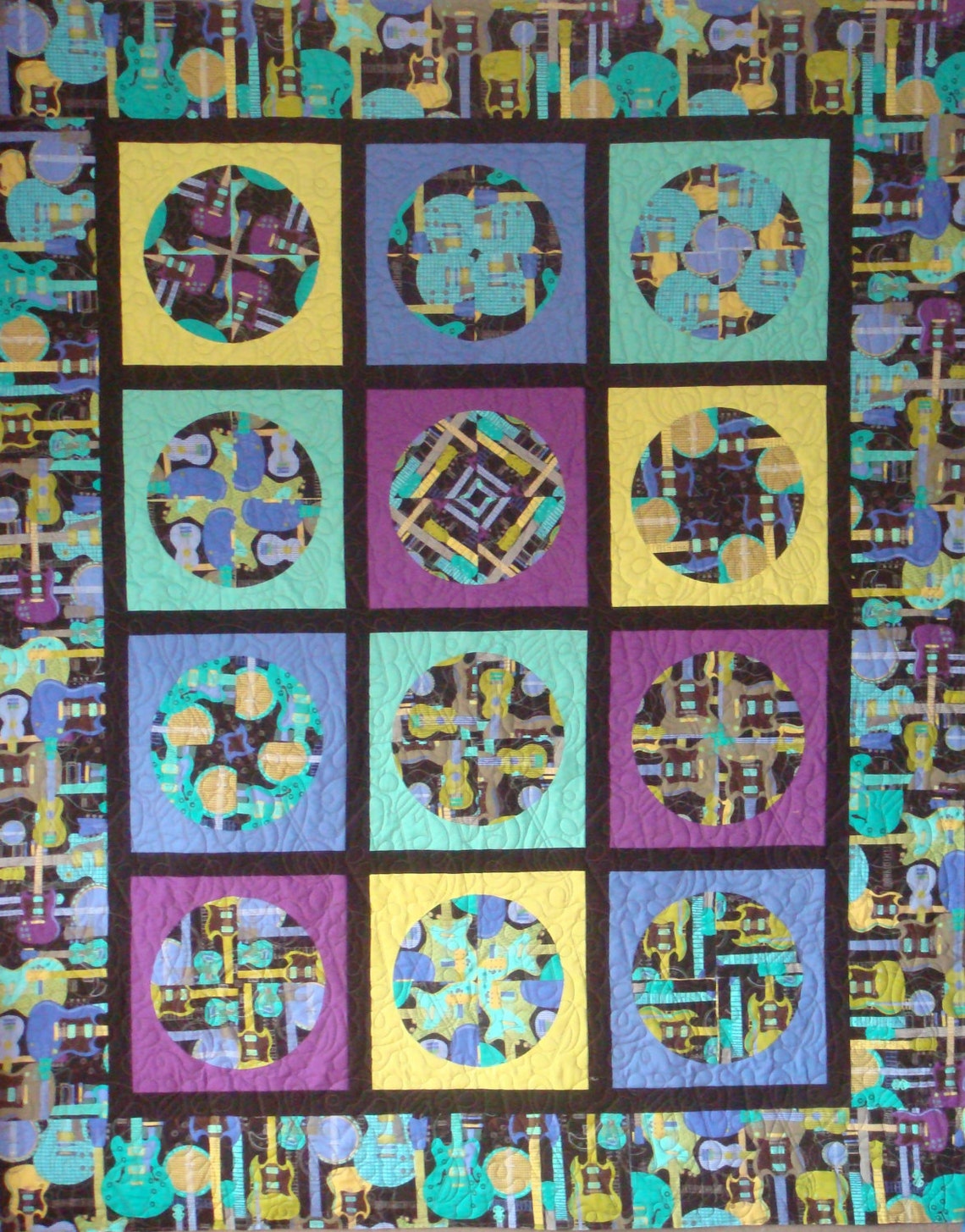 CARTWHEELS ©2009 Modern Quilt Pattern by Nellie J Designs - Etsy