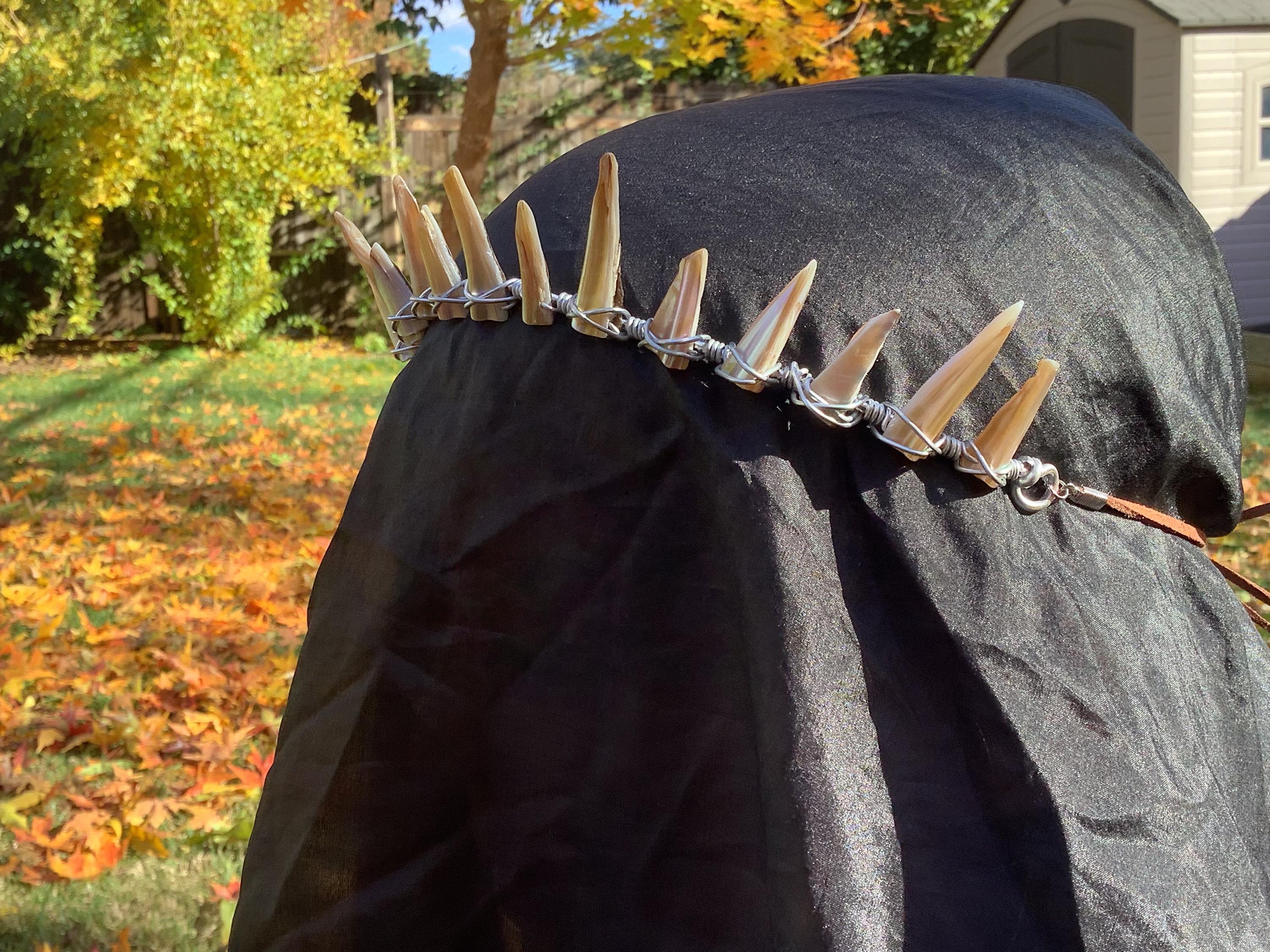 Seashell Spike Crown, Silver Wire Wrapped, Elf Crown, Sea Queen Crown ...