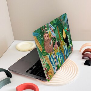 Tropical Rainforest Hard Shell Case Cover for MacBook Air 13, Sloth ...
