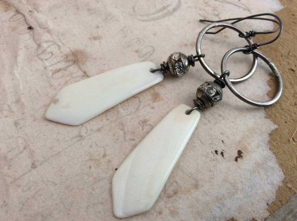 Mother of Pearl Earrings - Etsy