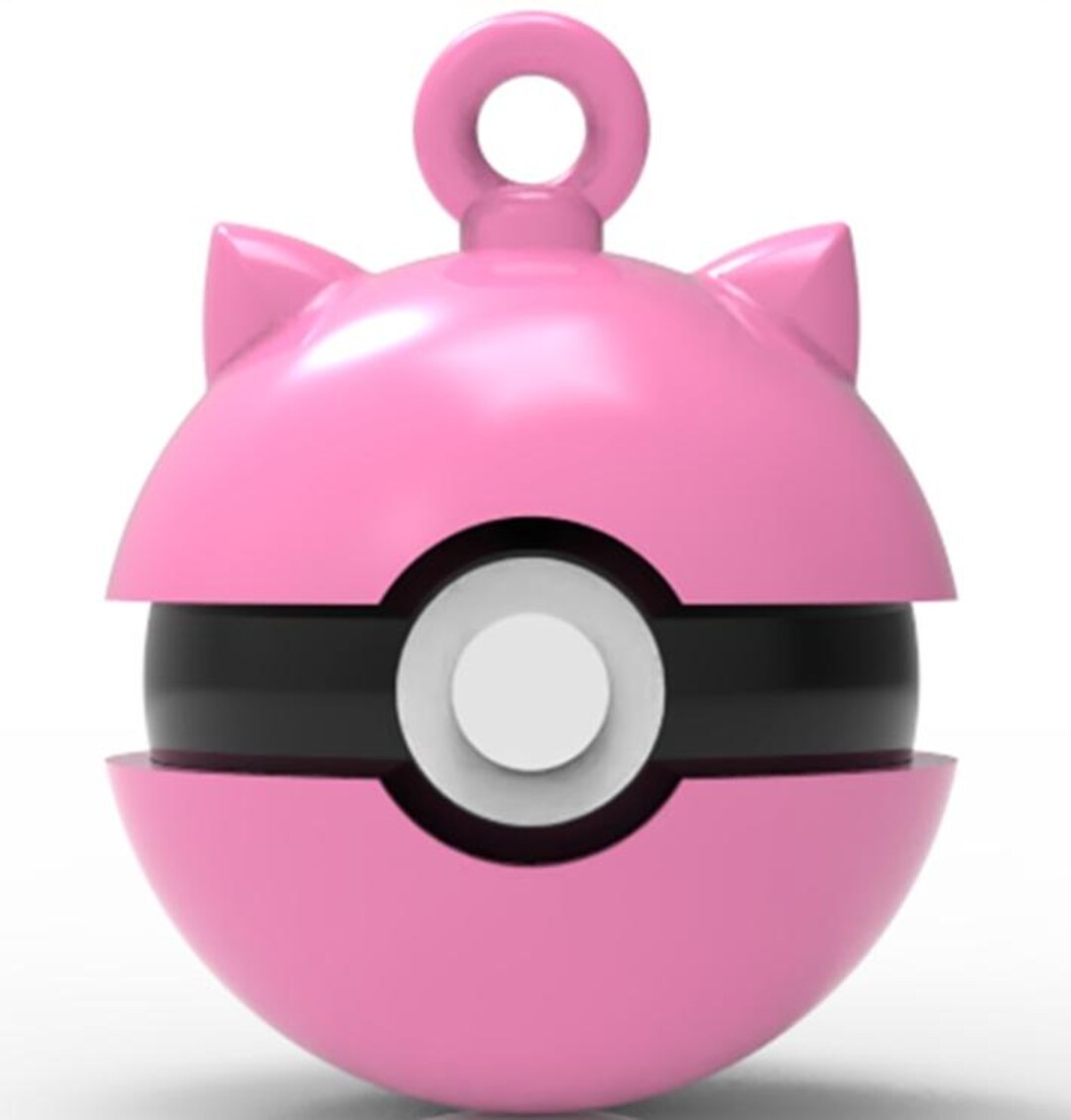 3d Printed Pokemon Mew Christmas Tree Bauble Ornament Pokeball - Etsy