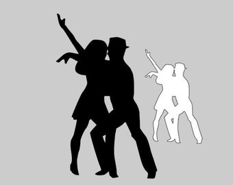 10 Black or White Ballerina Dancer Cutouts Dancing Die Cuts - Etsy