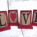 LOVE Standing Sign, Wedding Love Sign, Wood Love Sign, Wedding Decor ...