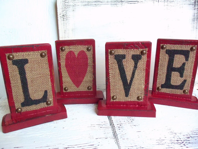LOVE Signs Standing Sign Wedding Love Sign Wood Love | Etsy