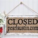 Double Sided OPEN and CLOSED Two Sided Business Sign Website - Etsy
