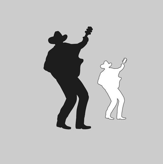Country Singer Silhouette