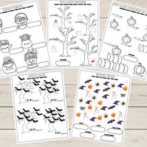 Halloween Learning Activity Pack: Fun Printables for Kids Ages 3-5 ...
