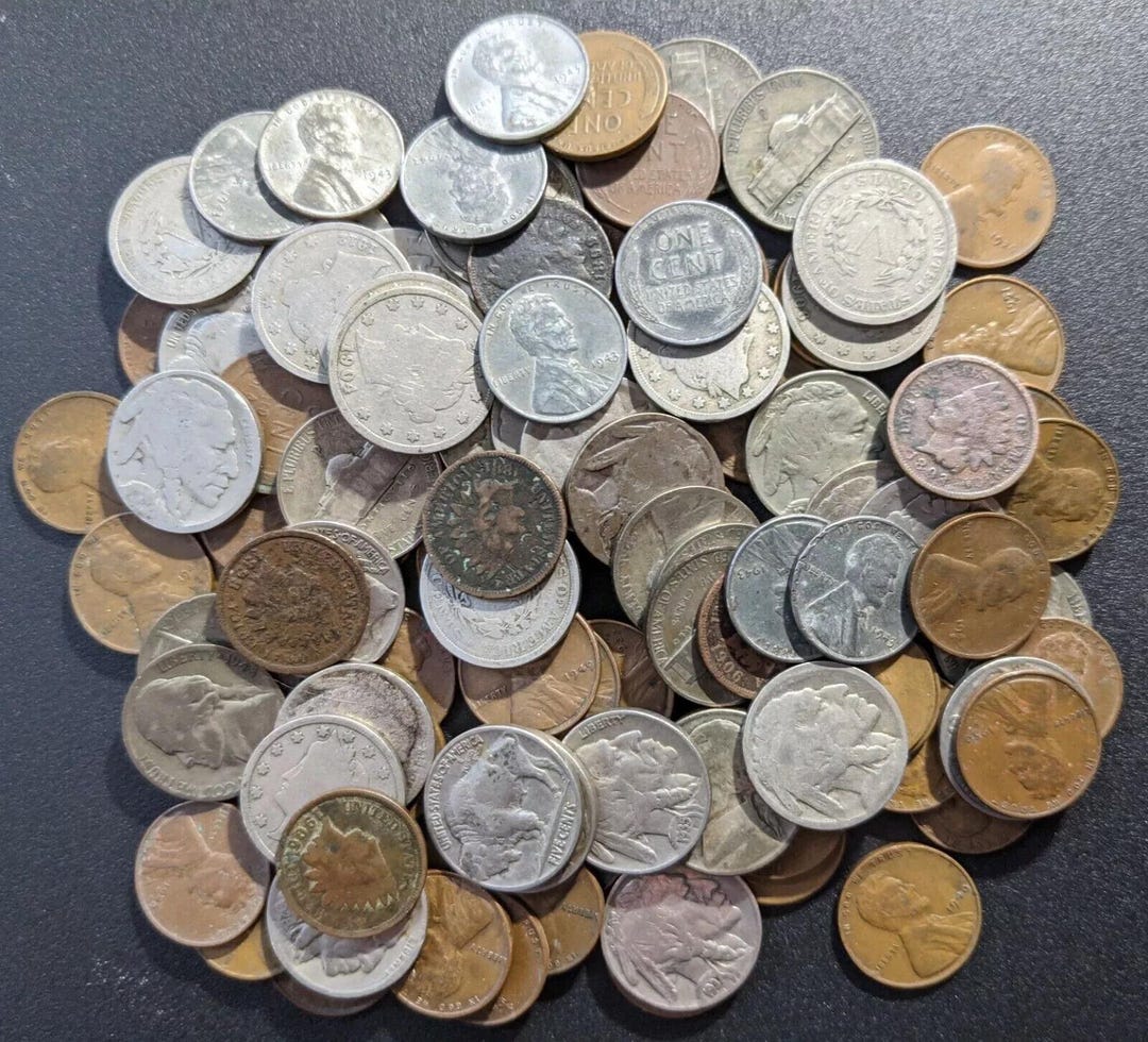 Rare Old U.S. Coins Early Dates - Estate Coin Lot - Etsy