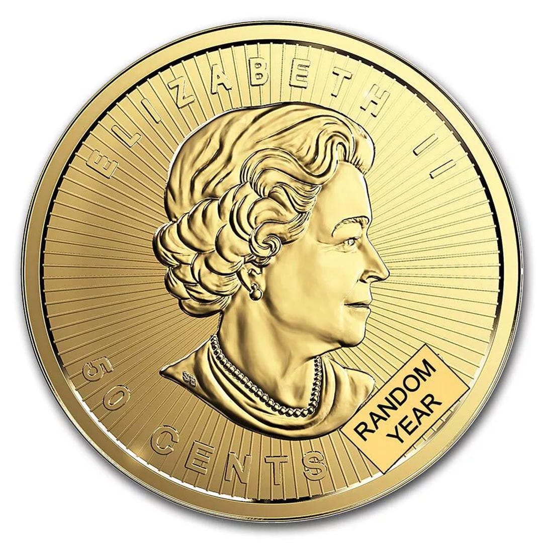 1 Gram Gold Maple Leaf Maplegram 25™ random Year BU - Etsy