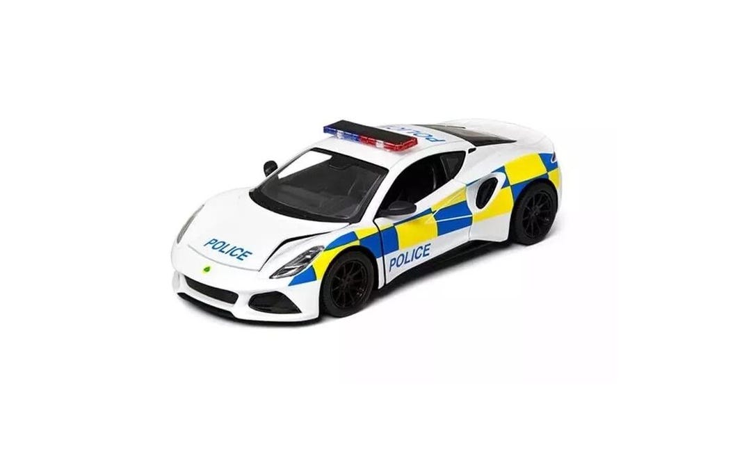 5" Lotus Emira Police Car 1:34 Scale Diecast Model Pull Action Toy - Etsy