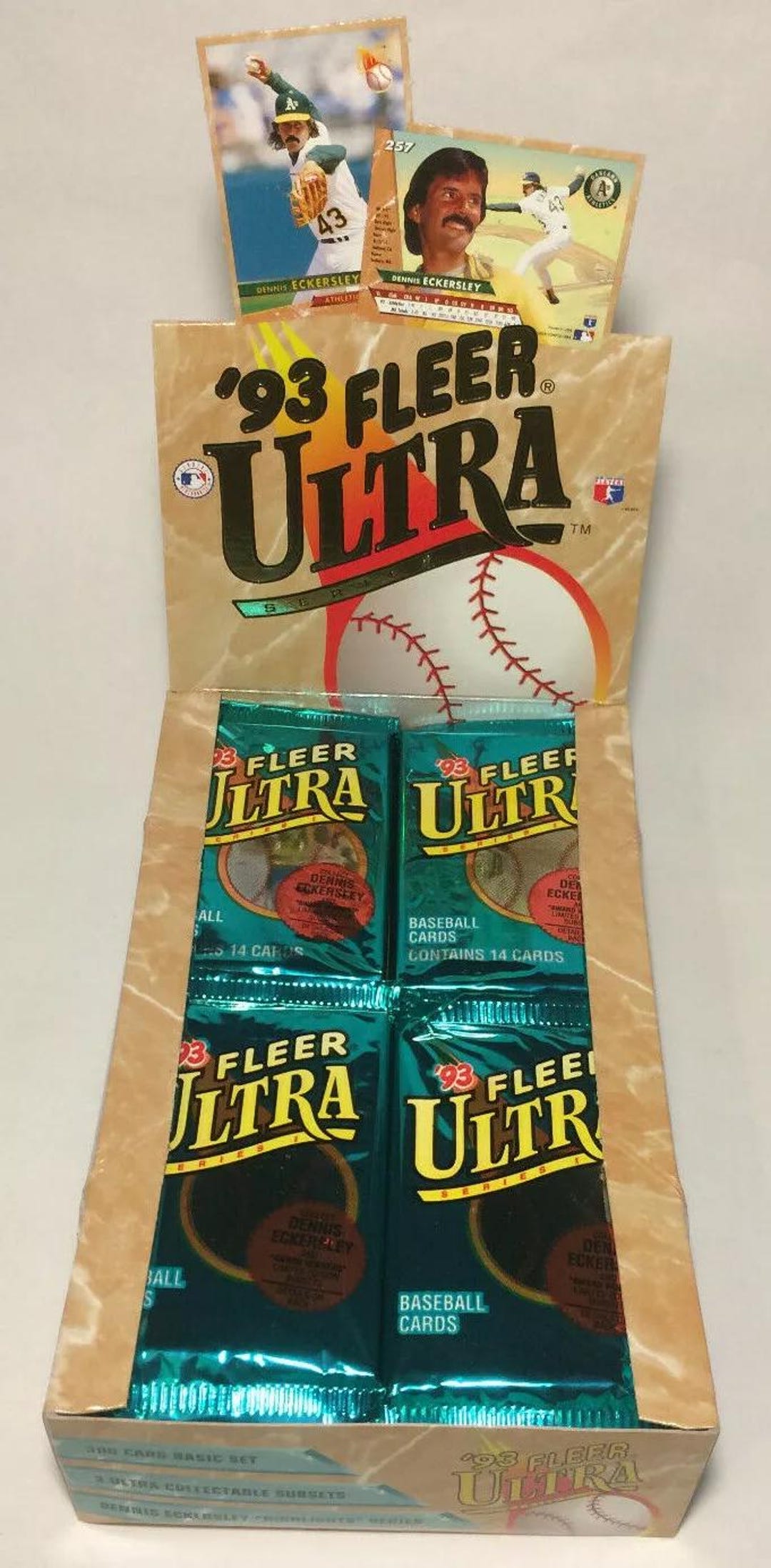 1993 Fleer Ultra Series 1 Baseball Cards, 1 Sealed Wax PACK From Box ...