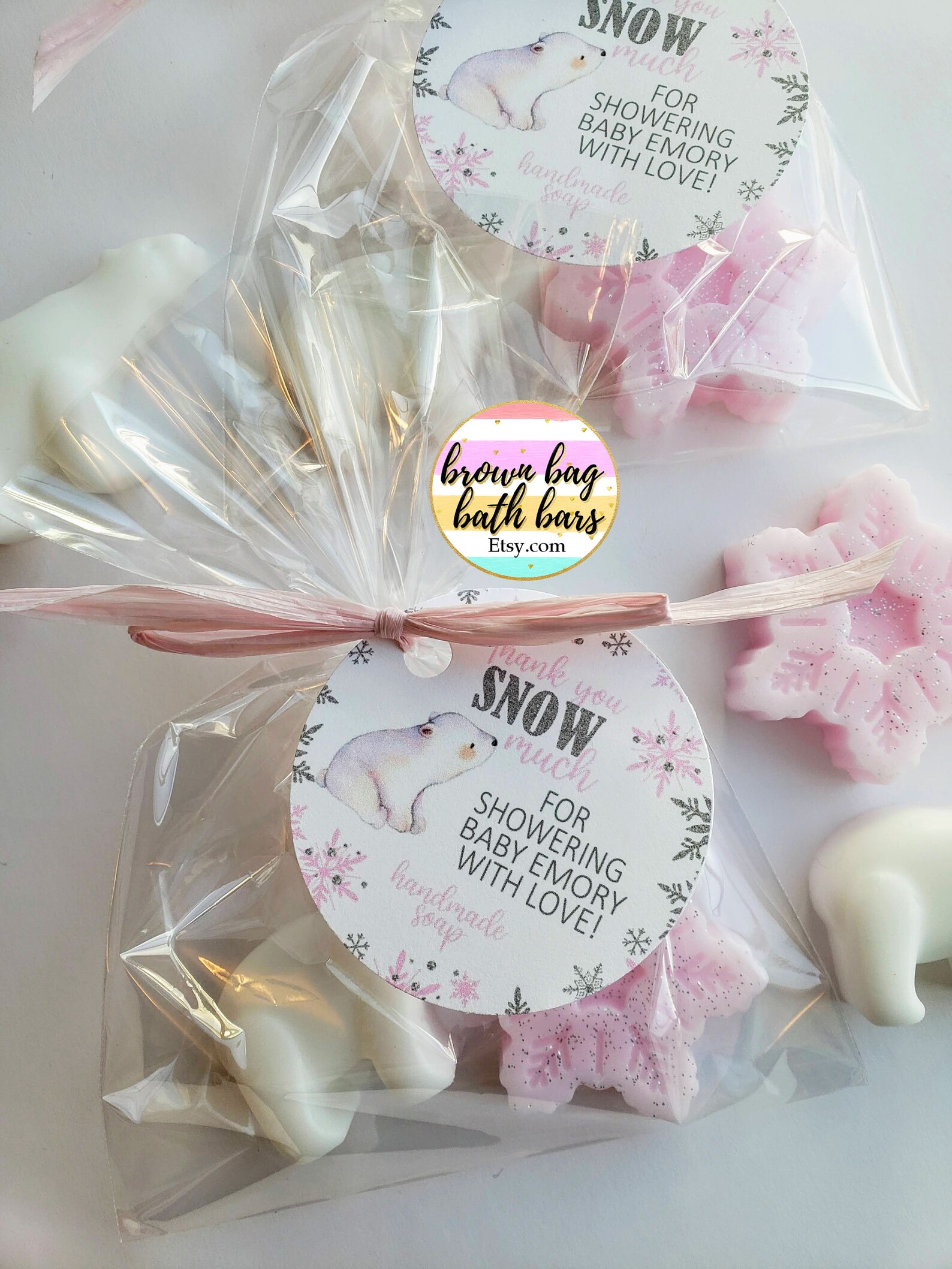 Polar Bear Shower Favors Polar Bear Soap Winter Baby Shower - Etsy