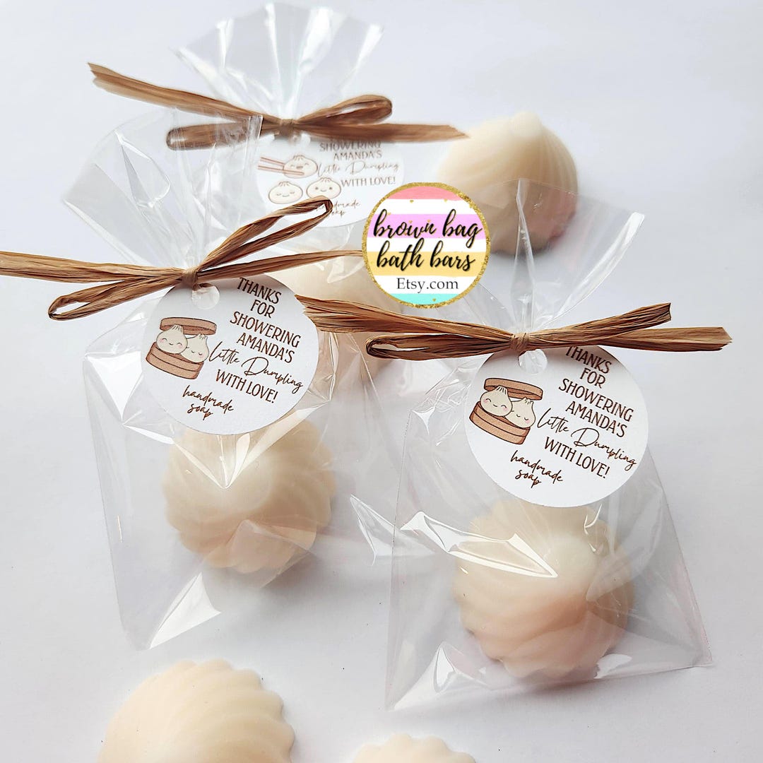 Dumpling Soap Baby Shower Favors: Bao Bun Theme - Etsy