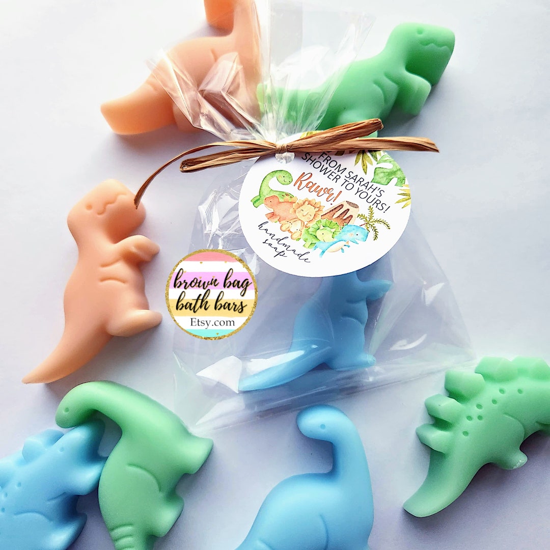 Dinosaur Soap Baby Shower Favors: 'roar Its A Boy' Theme - Etsy