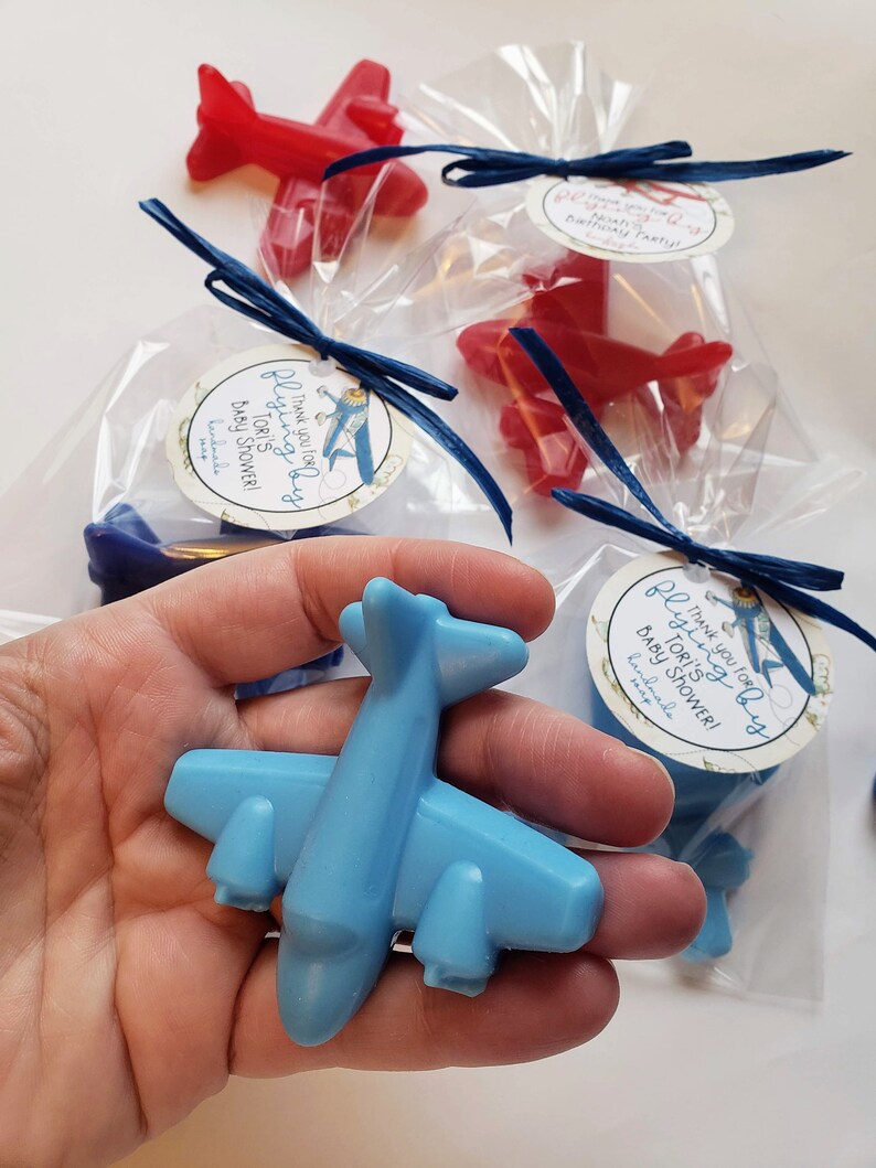 Up up and Away Baby Shower Favors Airplane Soap Shower - Etsy