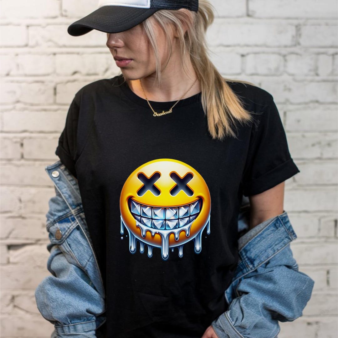Creepy Smile Drip PNG – Scary Grinning Face Halloween Sublimation - Etsy