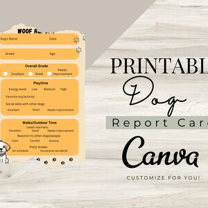 Dog Report Card | Dog Grooming | Service Dog | Service Dog Training ...