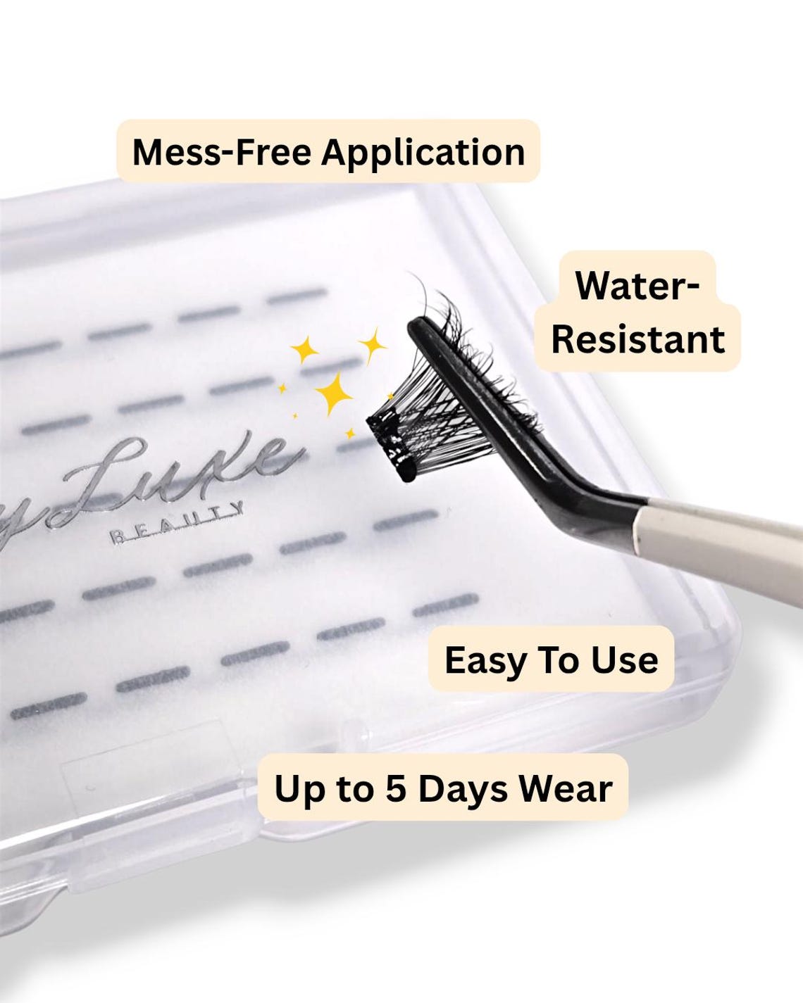 Lash Tabs: Pre-glued DIY Lash Cluster Strips - Etsy