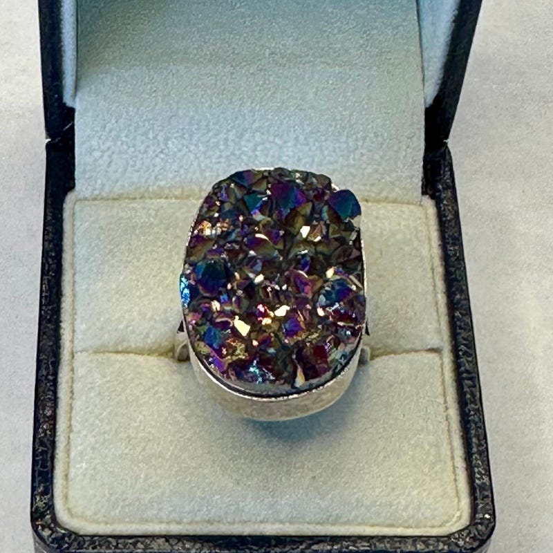 Geode Ring - Etsy