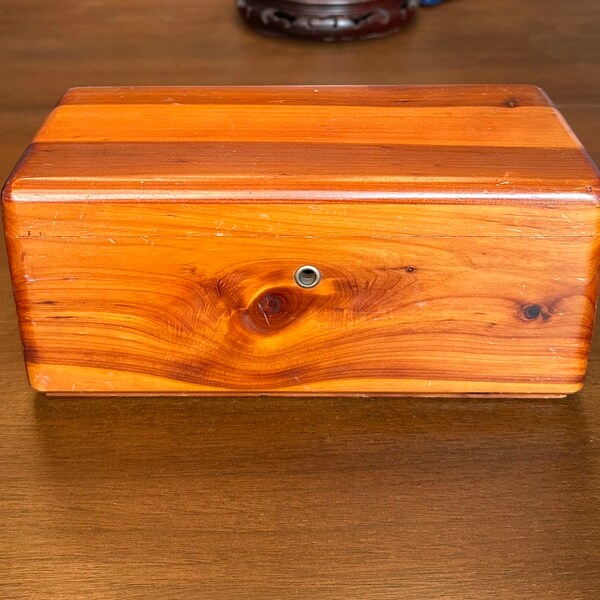 Lane Cedar Chest Jewelry Box - Etsy