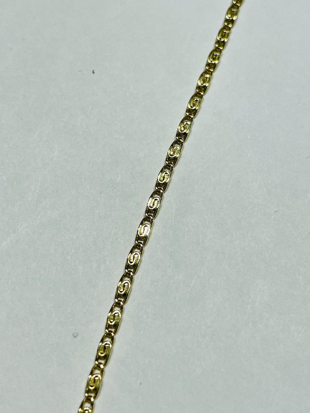 14k Yellow Gold 15 Inch Chain Necklace - Etsy