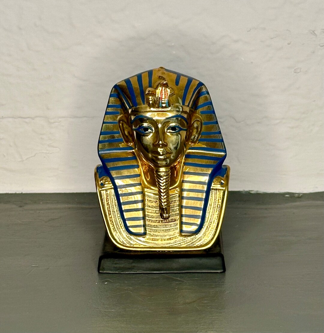 1989 Franklin Mint Treasures of King Tut Miniature Collectable Gold ...