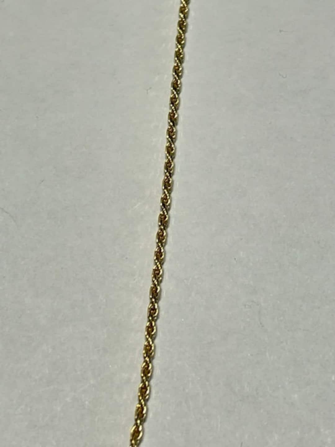14k Yellow Gold 20 Inch Chain Necklace - Etsy