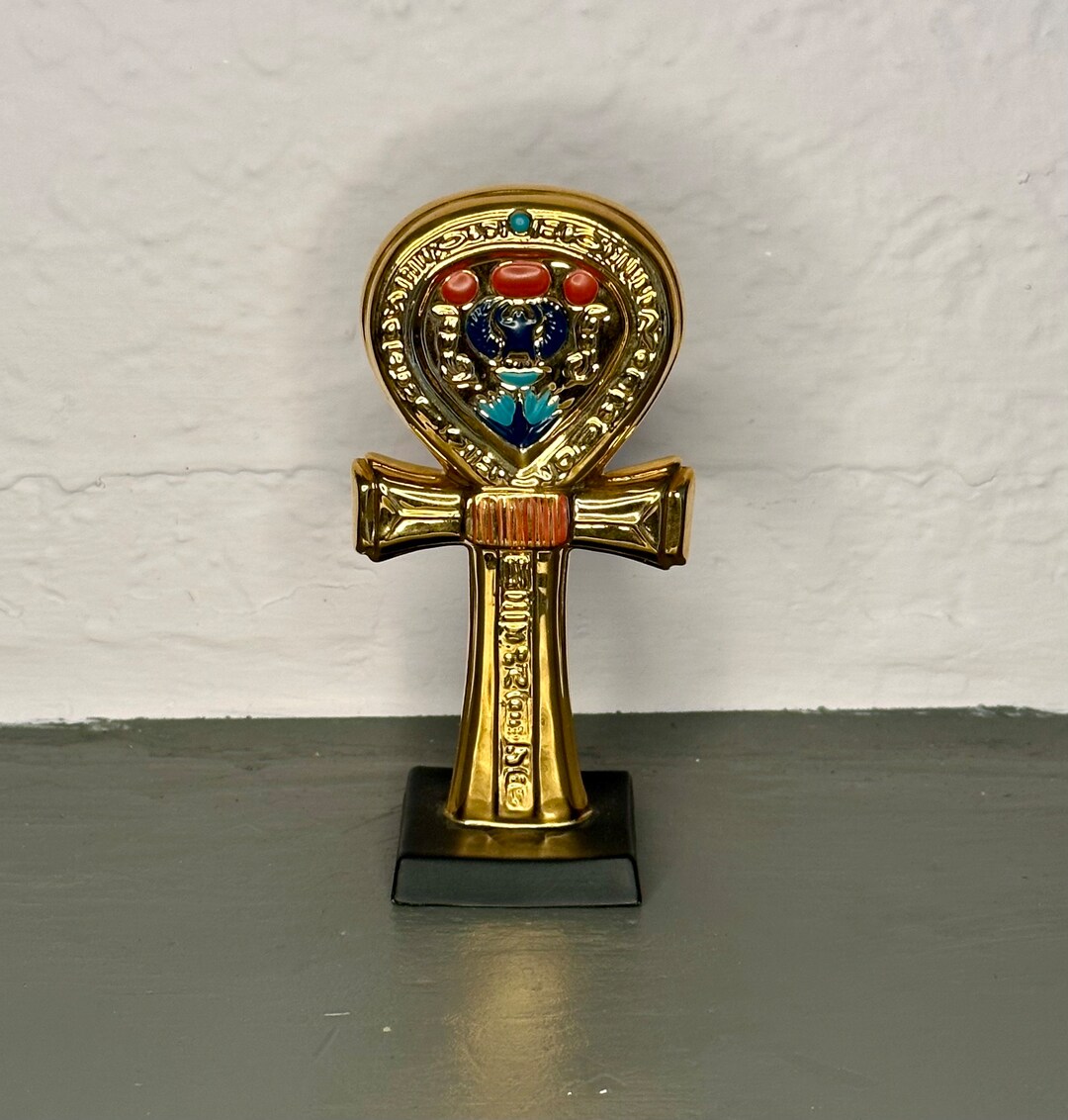 1989 Franklin Mint Treasures of King Tut Miniature Collectable Mirror ...