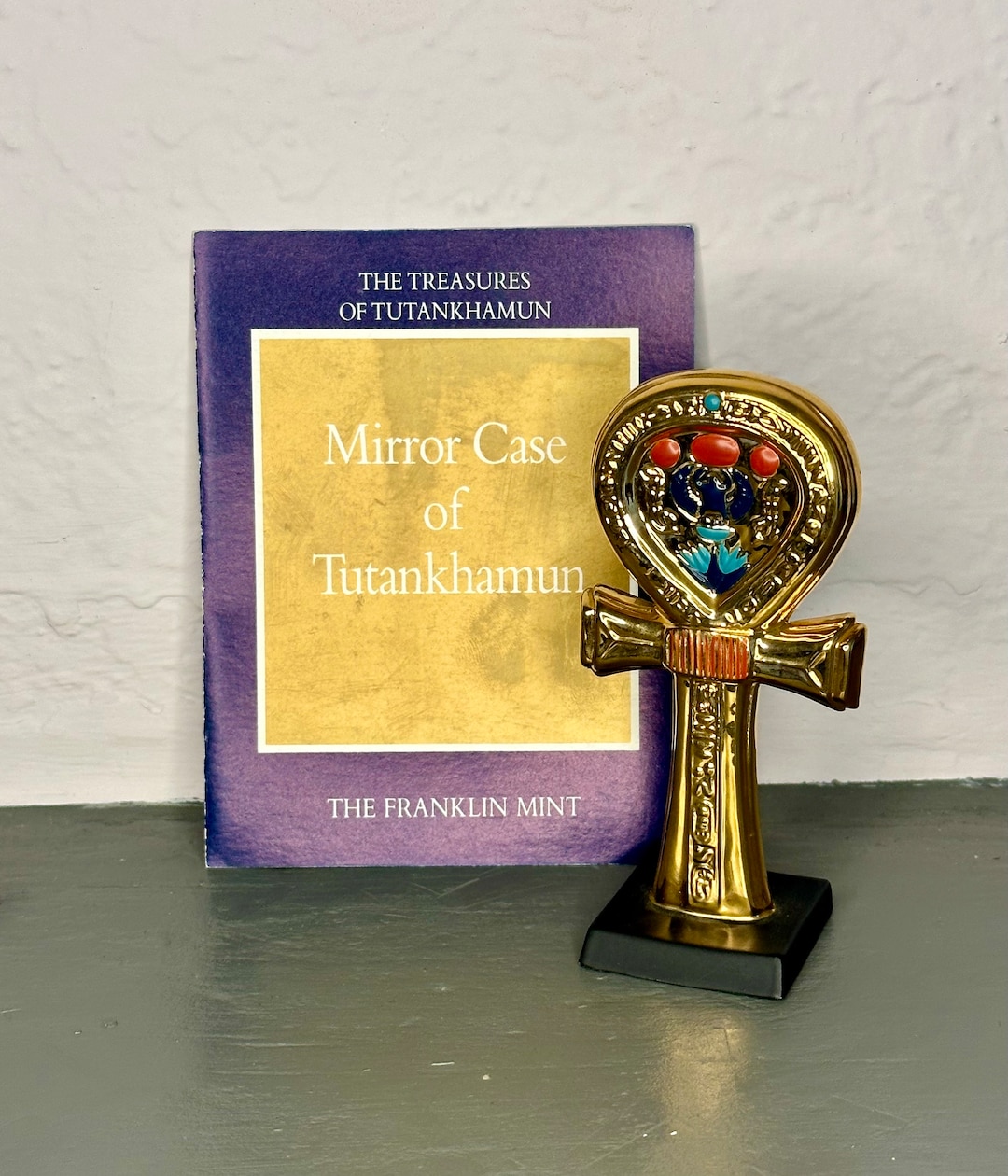 1989 Franklin Mint Treasures of King Tut Miniature Collectable Mirror ...