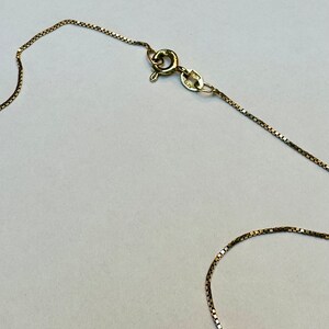 14k Yellow Gold 18 Inch Box Chain Necklace - Etsy
