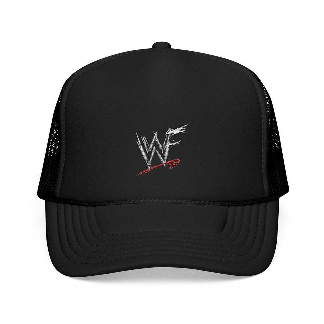 Vintage WWF Foam Trucker Hat, Cool Embroidered Cap, Perfect Gift for ...