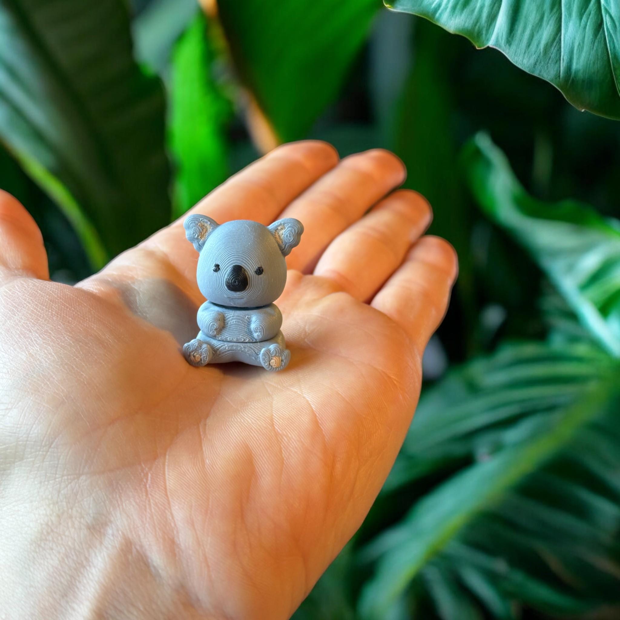 Commercial Koala STL Minis Wiggles Cute Poseable 3D Printing Koala ...